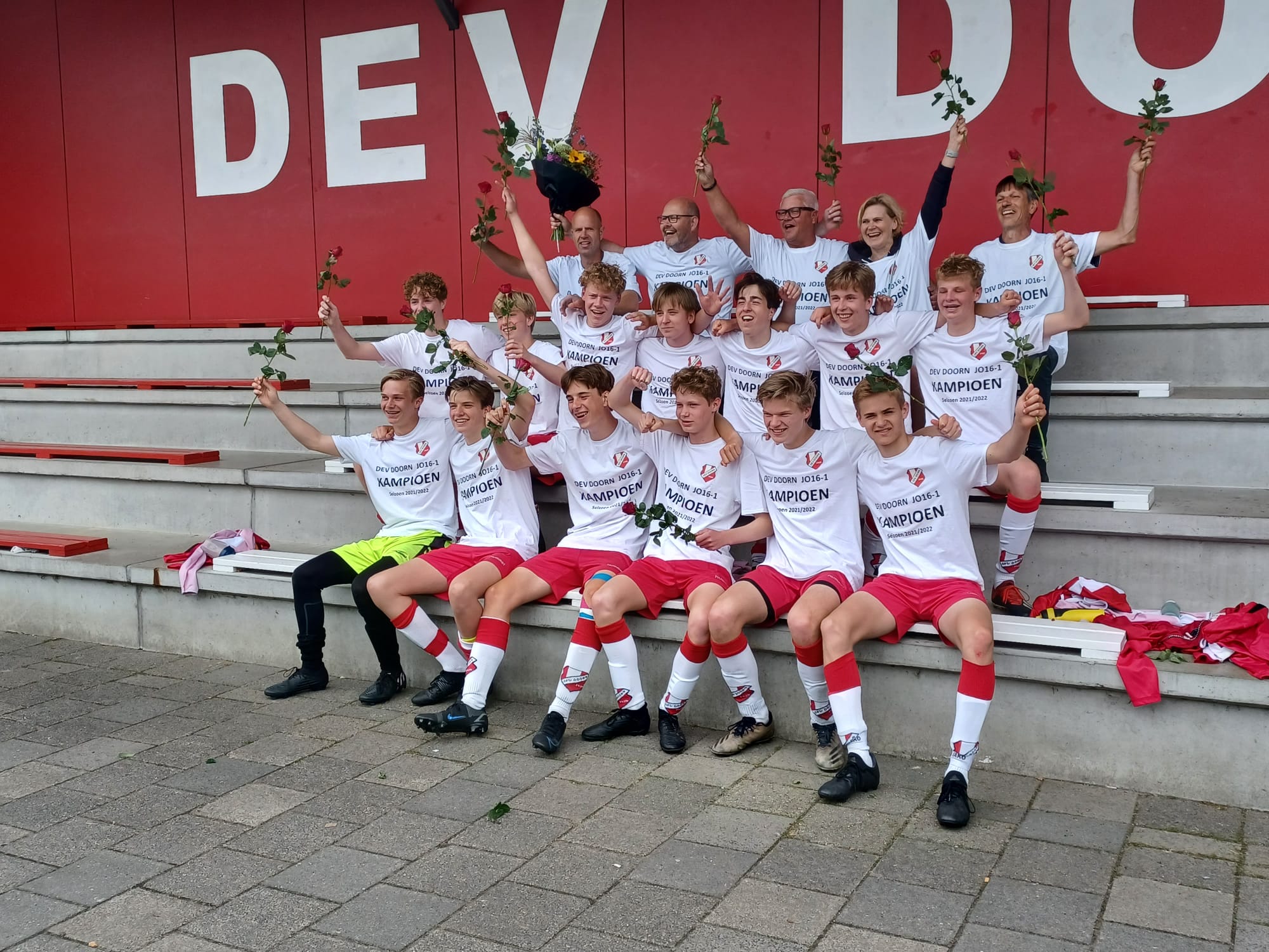 Huldiging kampioenenteams bij DEV Doorn | DEV Doorn