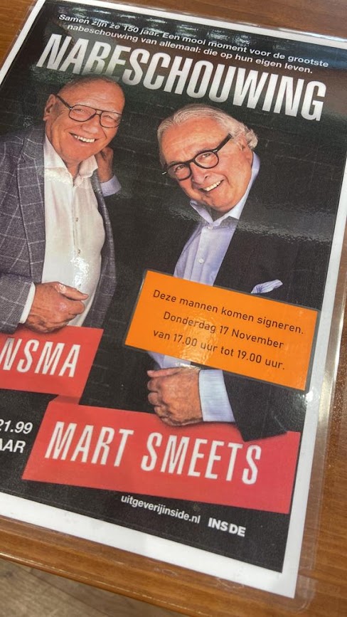 Kees Jansma en Mart Smeets signeren boek bij The Readshop | DEV Doorn Kees Jansma en Mart Smeets signeren boek bij The Readshop | DEV Doorn